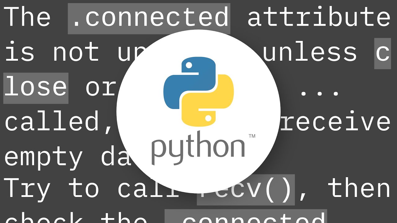 python websocket client connected status - how to update so I get correct status?