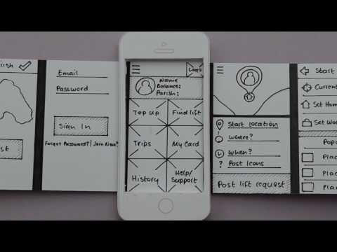 I-MEDIA (FYP) Low-Fidelity Prototype.