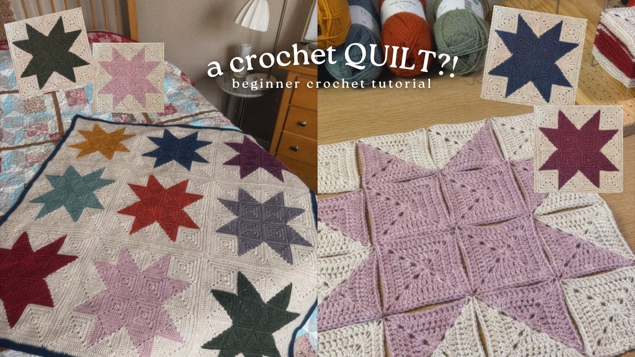 crocheting a quilt?! - a beginner crochet tutorial 🧶
