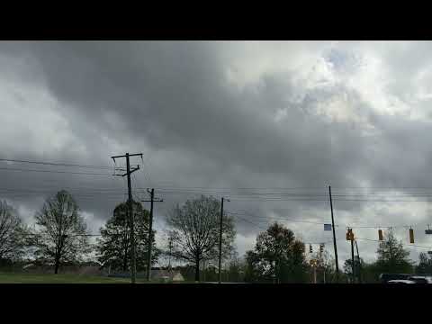 2022 , one day in Nov, Cloudy sky in Apex, NC