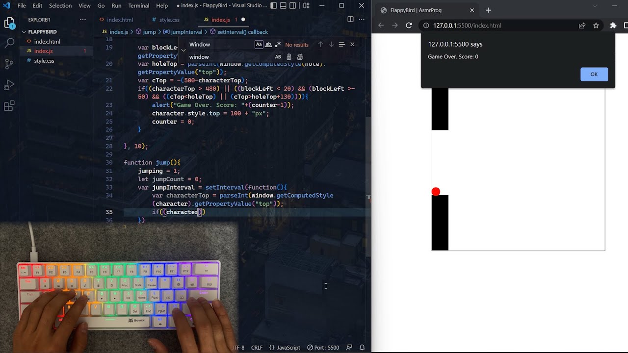 ASMR Programming - Famous Game Coding - No Talking