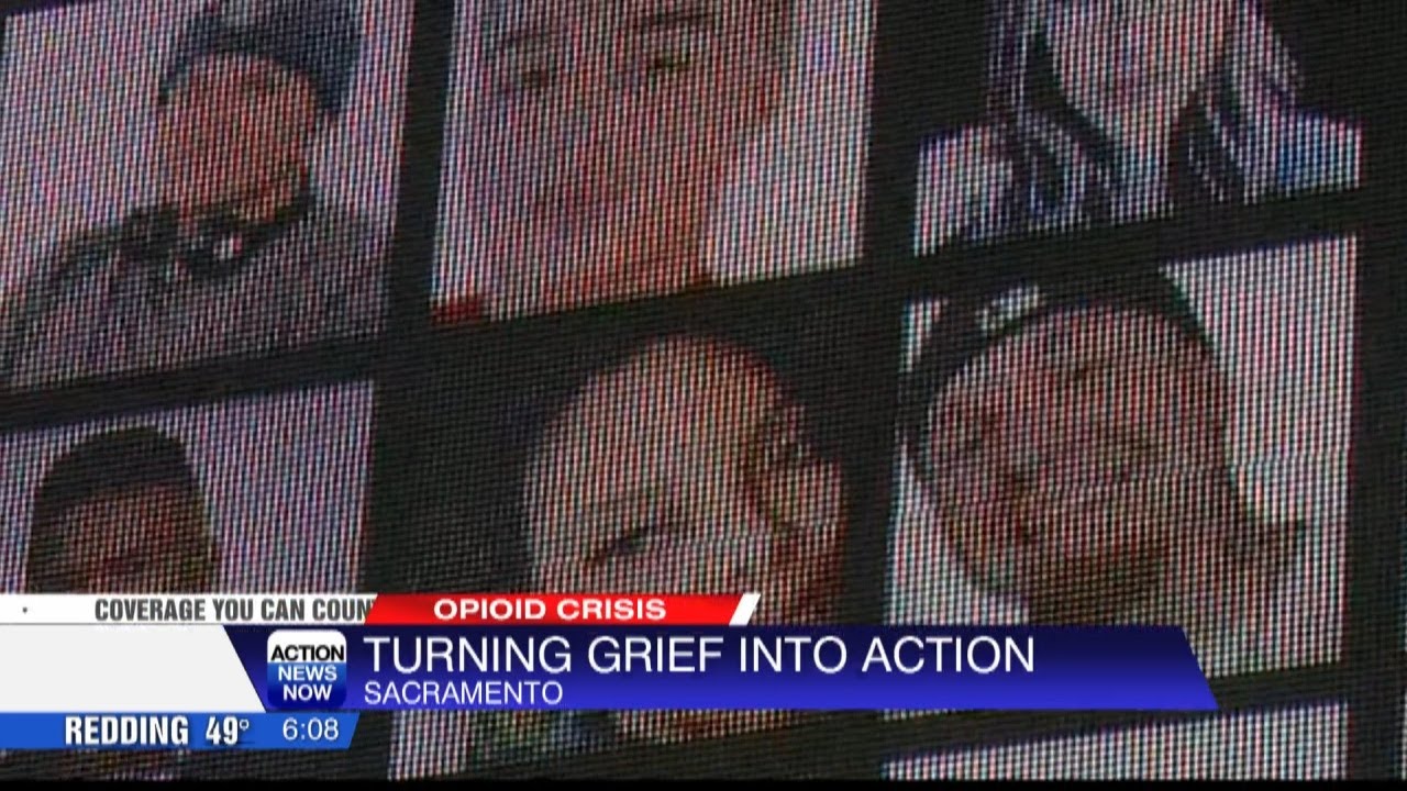 Sacramento billboard shows faces of those lost to the fentanyl crisis