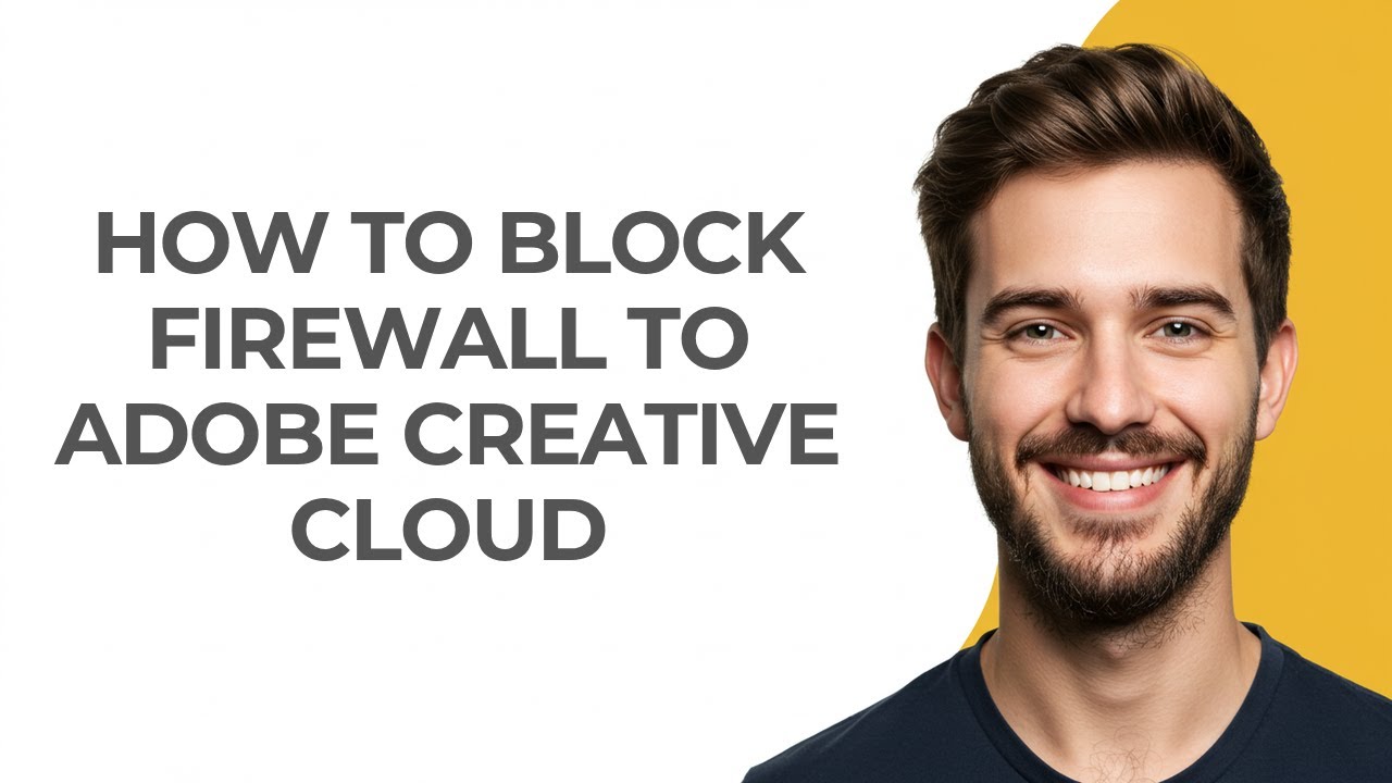 How to Block Firewall to Adobe Creative Cloud - GUIDE!