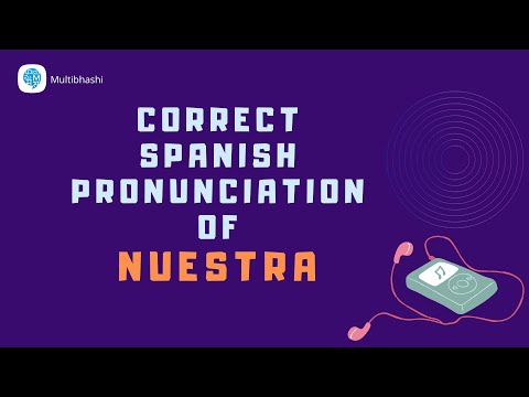 How to pronounce 'Possessive Adjectives' (Nuestra) in Spanish? | Spanish Pronunciation
