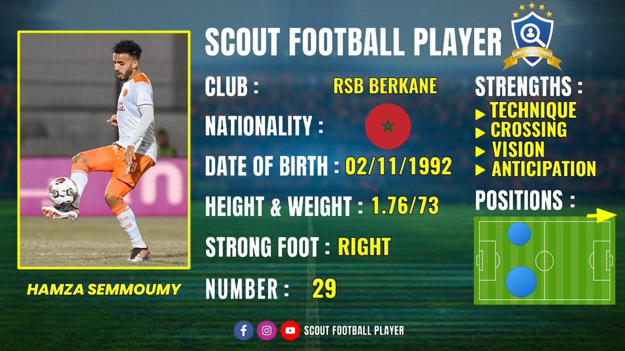 HAMZA SEMMOUMY 🔵 RIGHT BACK 🔵 RSB BERKANE 🔵 BEST OF 2023/24 FHD
