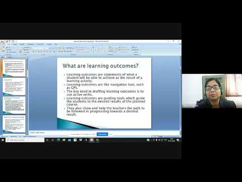 Learning Outcomes in English Language by Dr Shruti Tripathi, NCERT