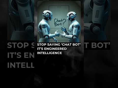 Stop Saying ‘Chat Bot’ It’s Engineered Intelligence