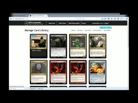 [MTG] How to manage your custom Magic cards