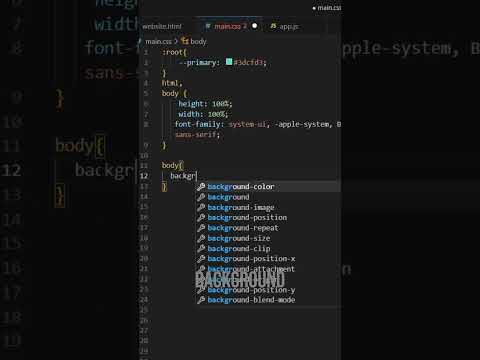 How to set image in background using 👨💻 HTML | CSS #css #shorts #coding #webdesign #htmlcss
