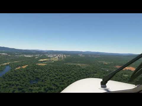 Landing in Asheville North Carolina | KAVL (AVL) | Asheville Regional Airport #asheville #fs2020