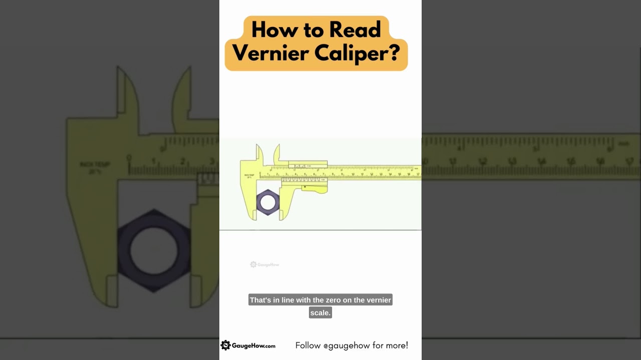 Easy Way to Read Vernier Caliper 👍 #engineering