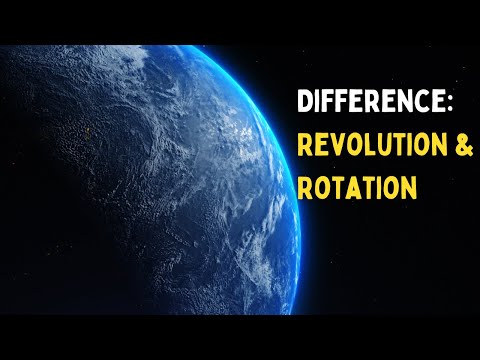 Difference Between Revolution and Rotation | How does Earth Rotate? | #planet #rotation #revolution