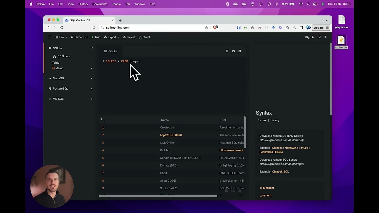 Quick Start Introduction to SQL with SQLite for beginners