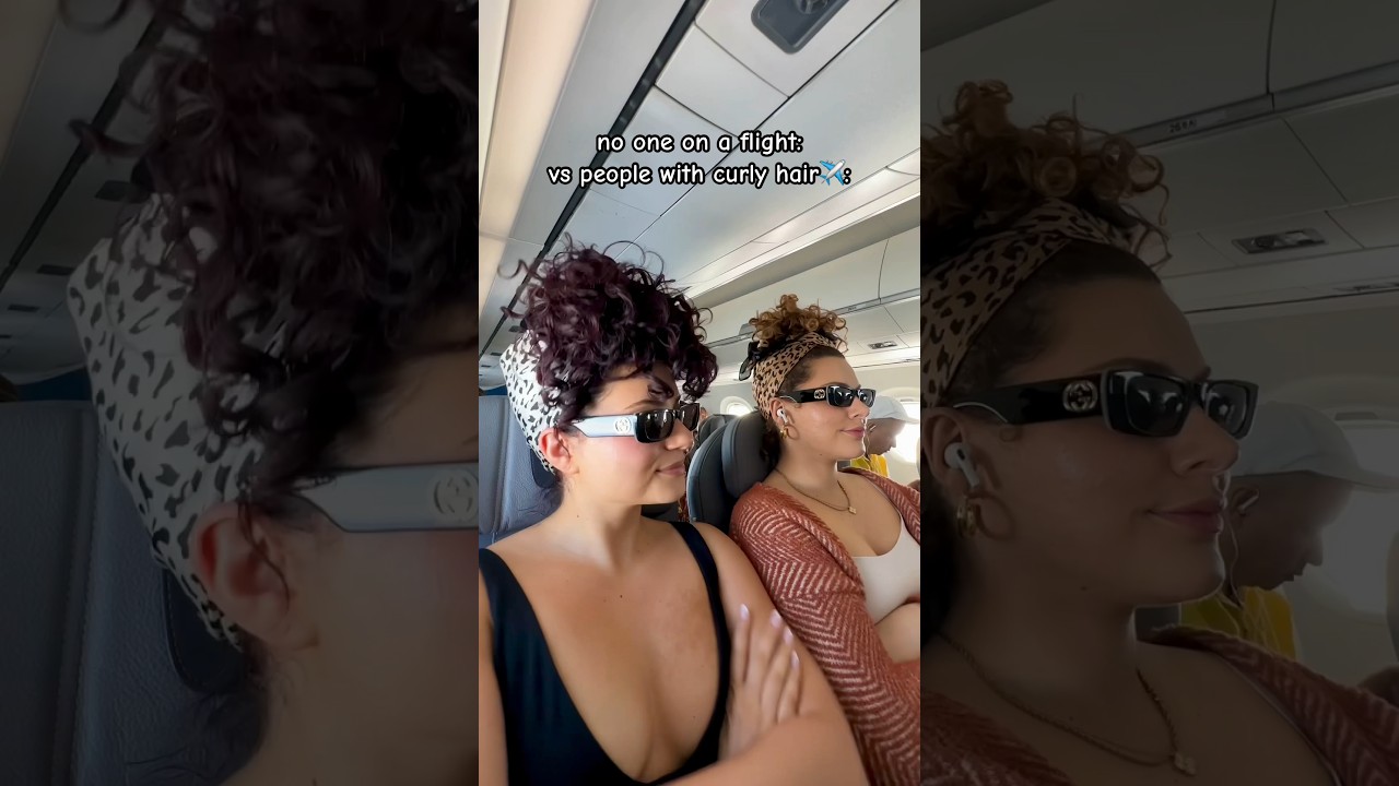 IN FLIGHT CURLY HAIR ESSENTIALS✈️🙌🏻