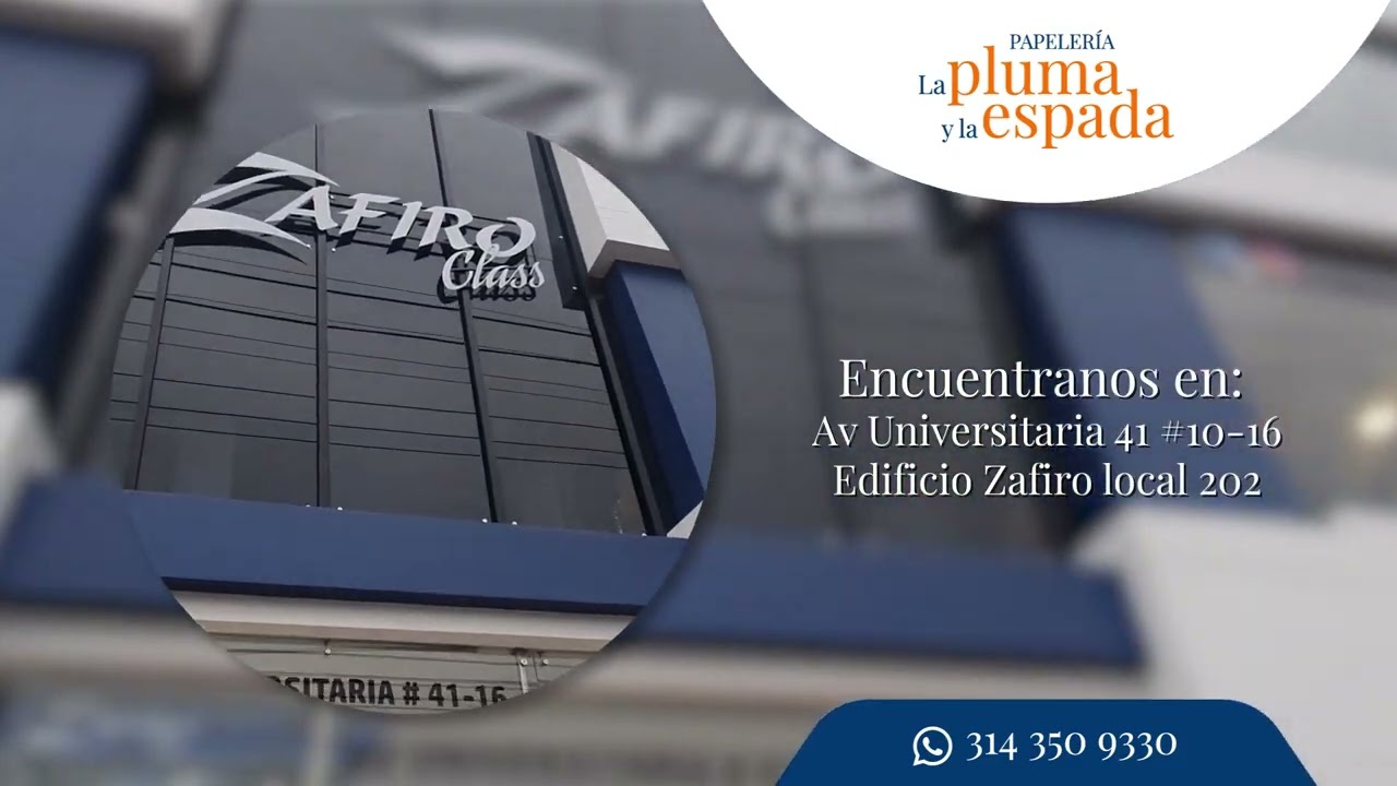 Ubicación Papelería La Pluma Y La Espada - Tunja - Edificio Zafiro.