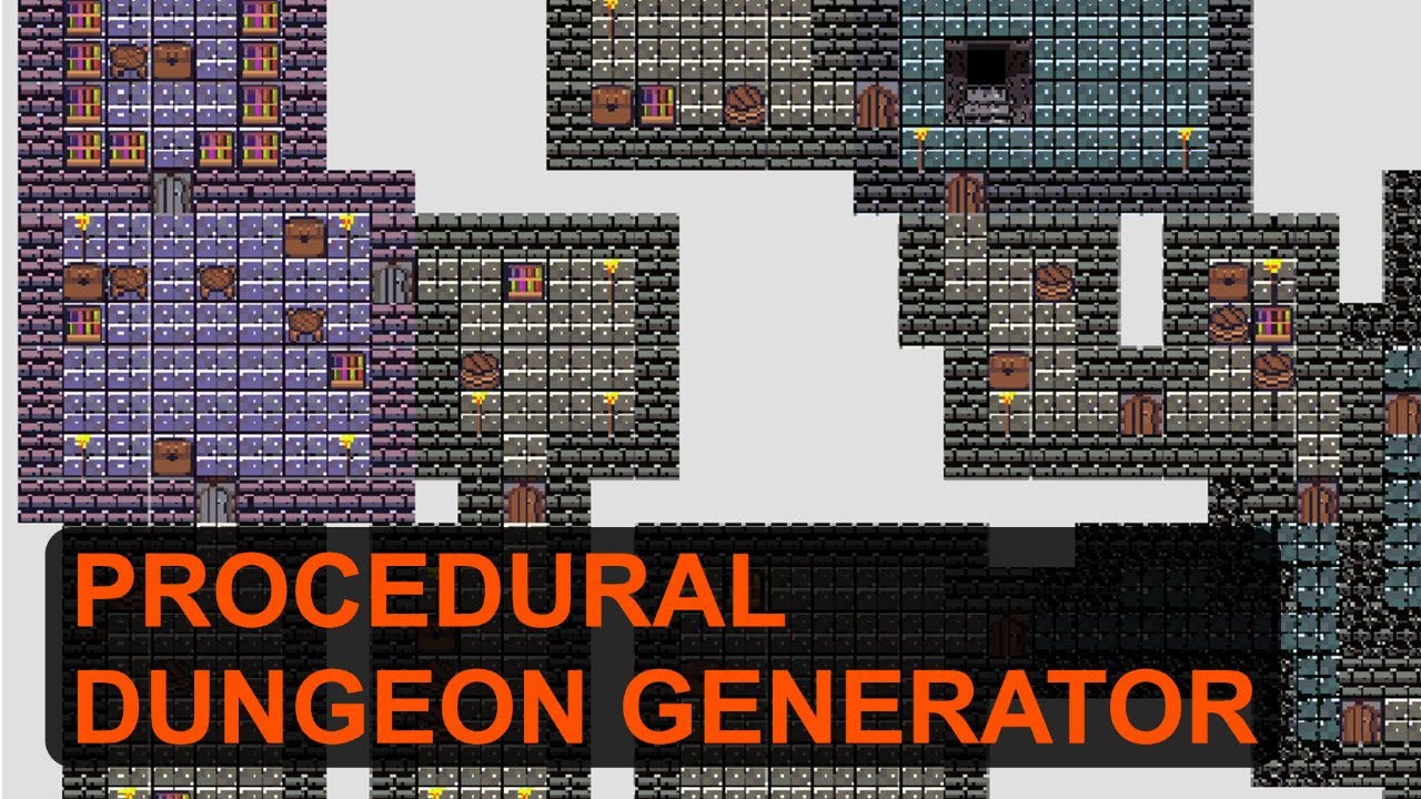 Procedural Dungeon Generator Features #unity #proceduralgeneration #assetstore