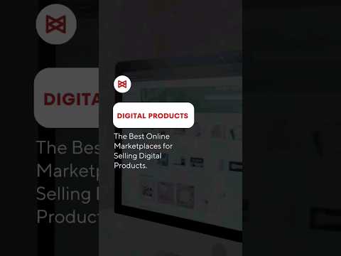 The Best Online Marketplaces for Selling Digital Products. #digitalproducts #ebooks #market #shorts