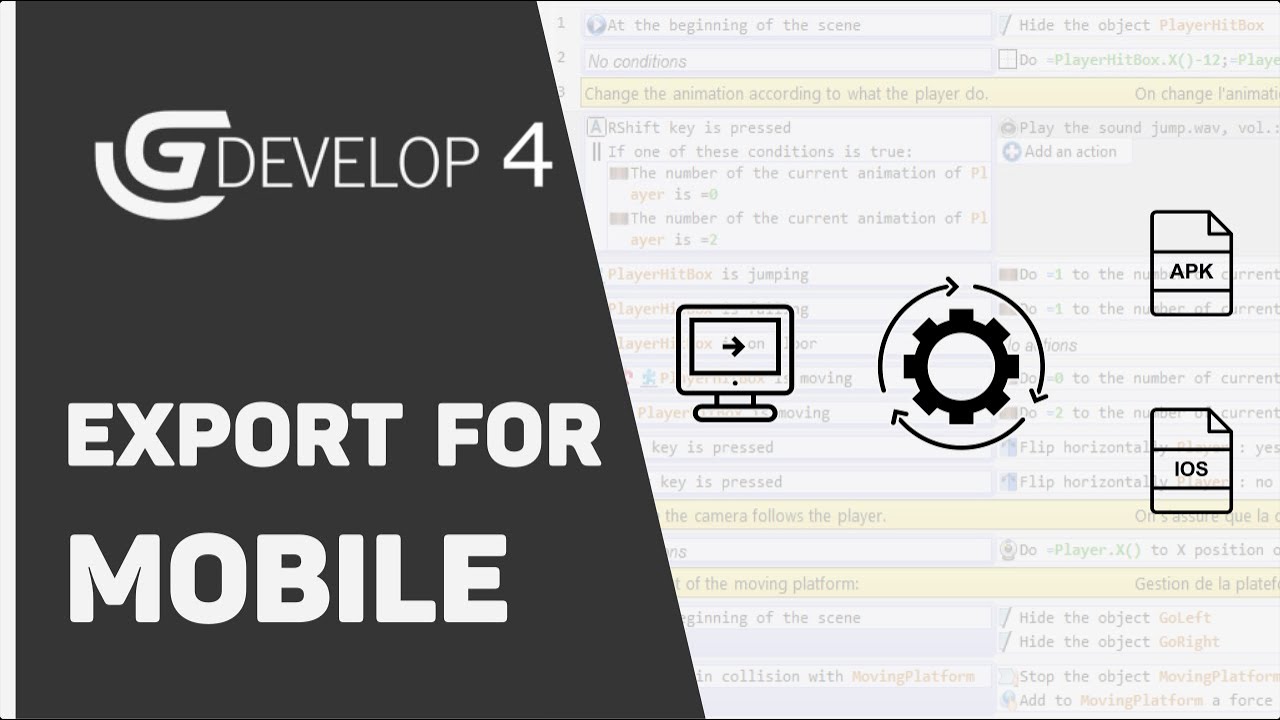 Export for Mobile | GDevelop 4