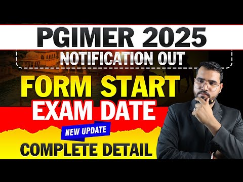 PGIMER BSC Nursing 2025 🔴 Notification Out Big Update ✅ Exam Date & All Details #pgiexam