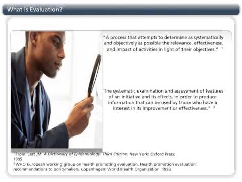 What is Evaluation?