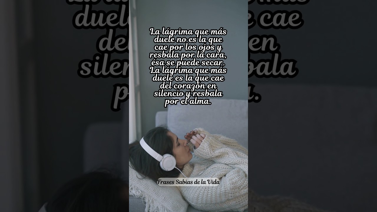 Lágrimas/ Frases para reflexionar #frases