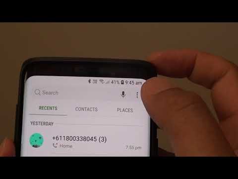 Samsung Galaxy S9 / S9+: How to Enable / Disable Call Barring For International Calls Except Home