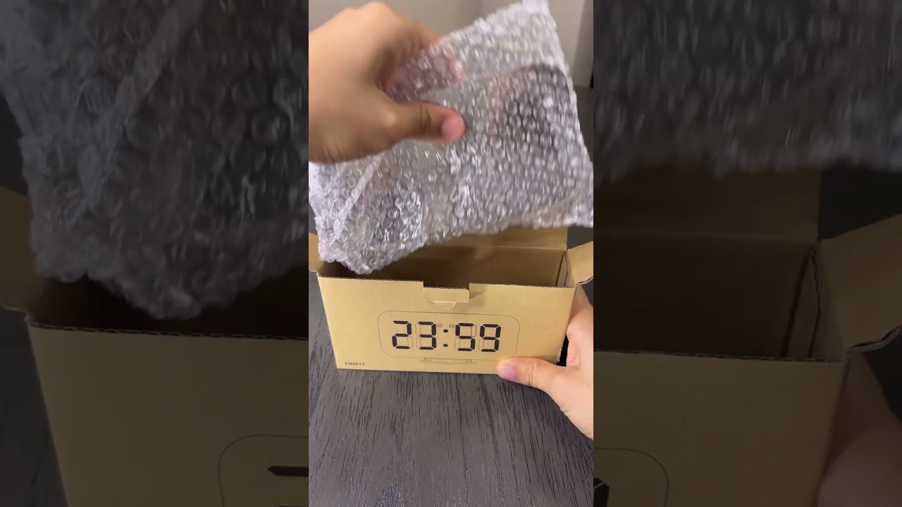 Friday Project: Set up my digital alarm clock! ✨ #shorts #shortsvideo #digitalclock #amazonfinds