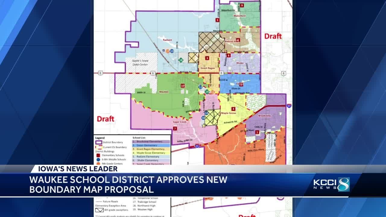 Waukee school officials approve revised boundary map