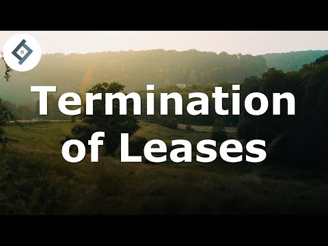 Termination of Leases | Land Law