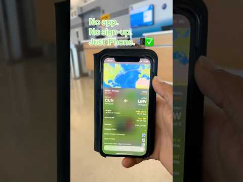 Stop downloading apps to check your flight status, departure gate & baggage claim! #fyp #foryou #ios