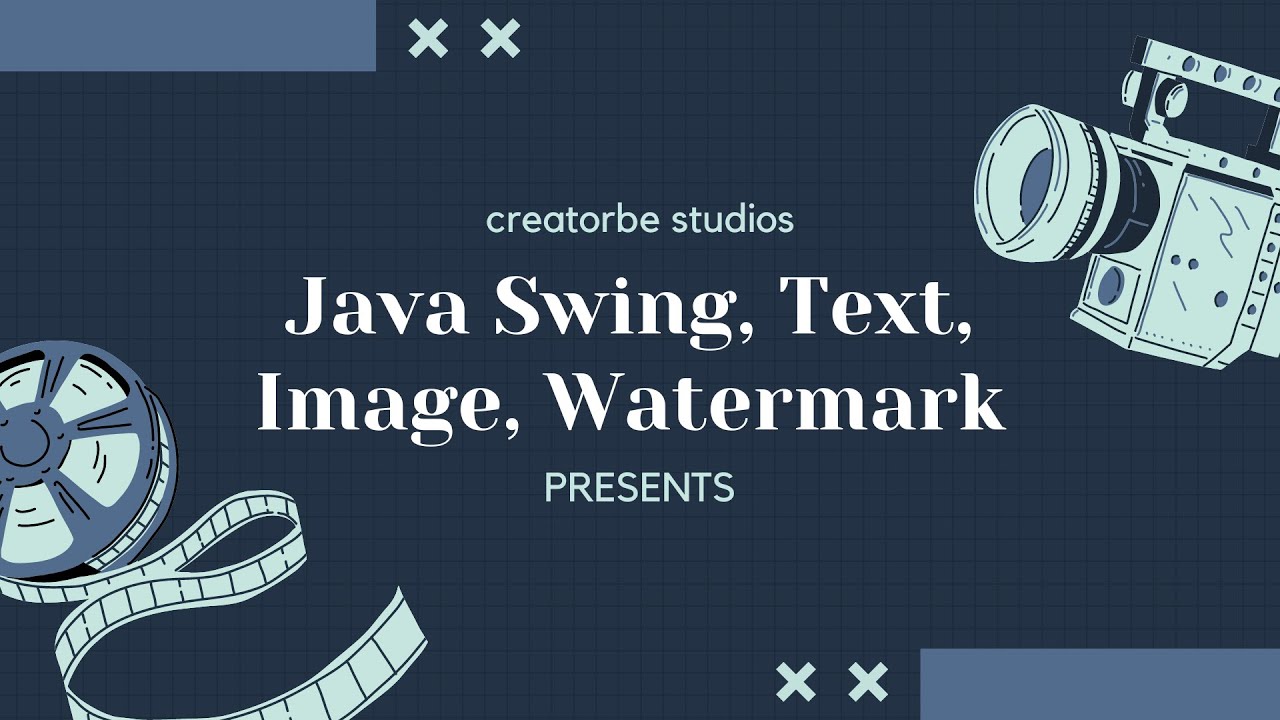 Java Swing Image Text Watermark