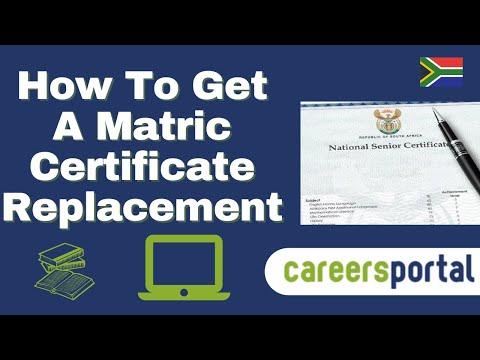 How To Get A Matric Certificate Replacement | Careers Portal