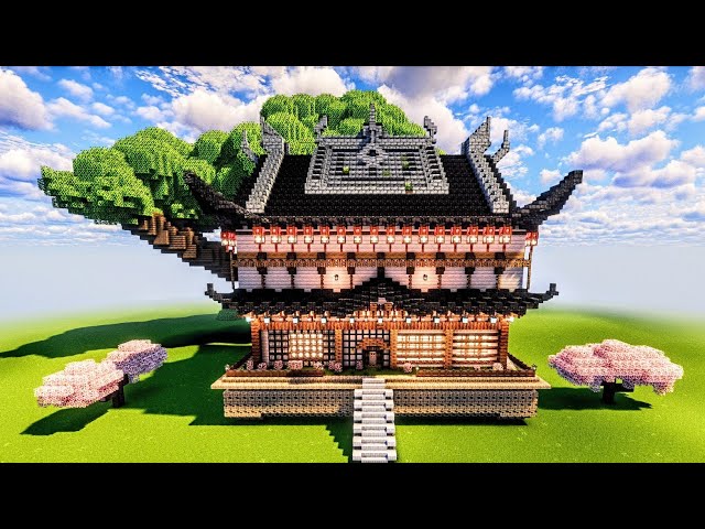 Let's build Bonsai Dojo | A Minecraft Timelapse Minecraft Map