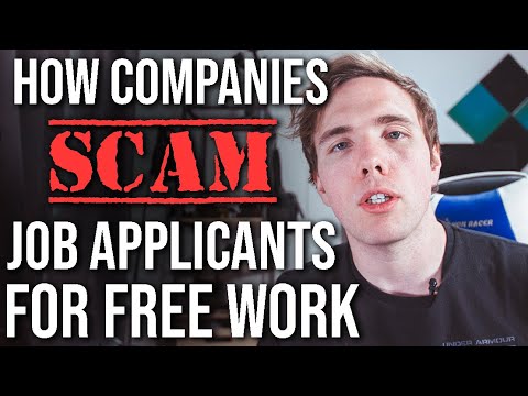 How Companies SCAM Job Applicants for FREE work | #grindreel