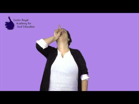 British Sign Language BSL Video Dictionary - cockerel