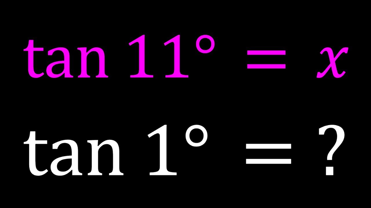 A Somewhat Challenging Trigonometry Problem | Can you solve?