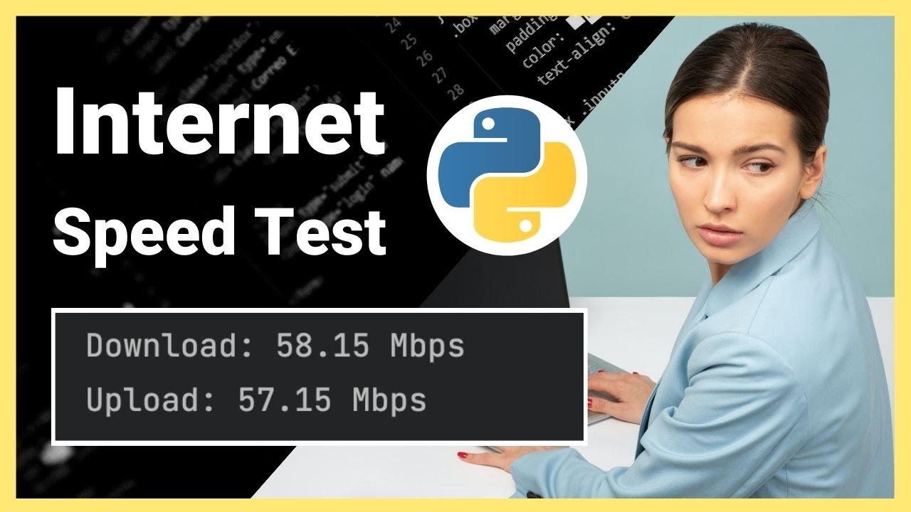 Python Internet Speed Test Tutorial 2022 (Fast & Easy)