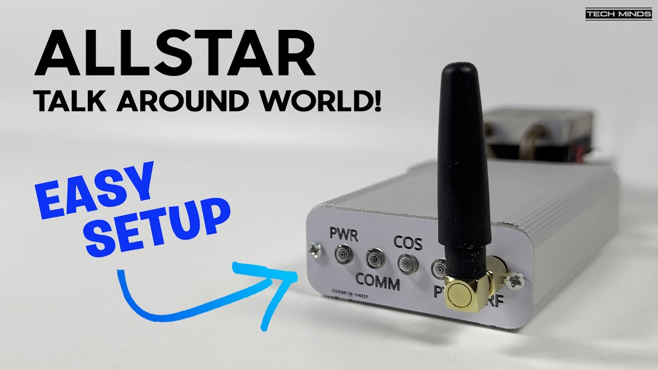 The EASIEST ALL STAR Node Interface - With Integrated Radio & Sound Card