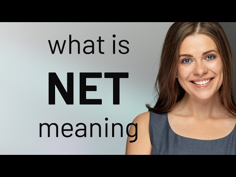 Net โ definition of NET