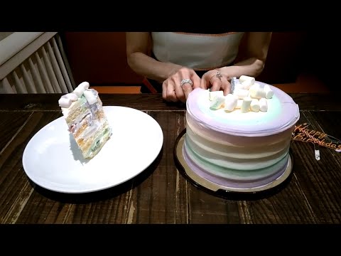 SnS July Birthday Cake - Rainbow Cake by Maxim's Cake Shop (#shorts)
