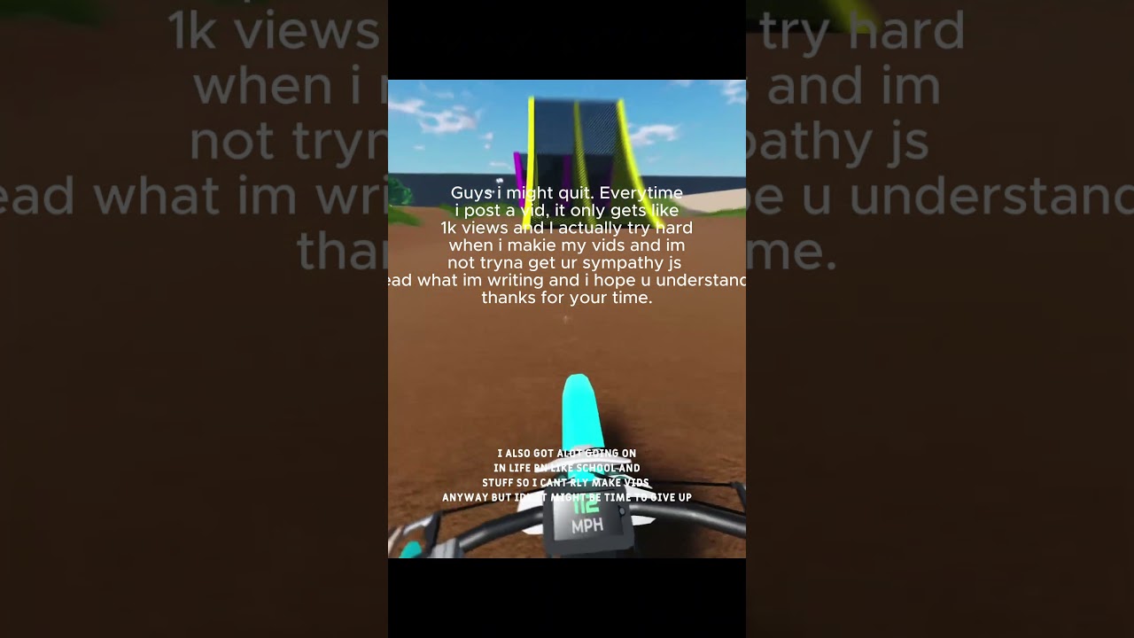 I might quit... #iquiteyoutube #goodbye #peace #rip #imdone