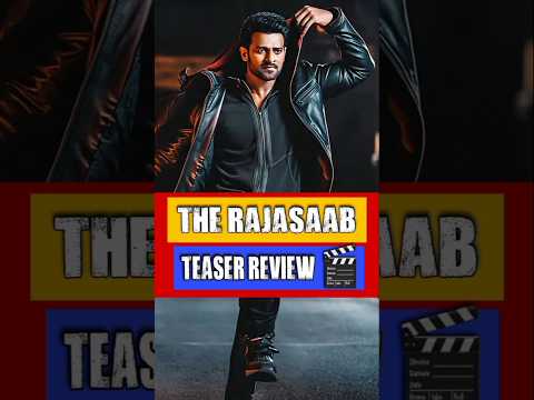 The Rajasaab Teaser Review || Prabhas and sanjay dutt #rajasaab