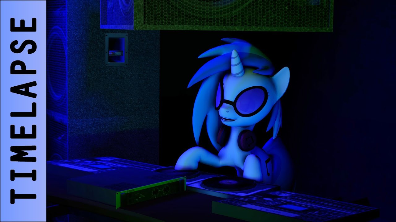 Vinyl Headbang - Animated GIF Timelapse
