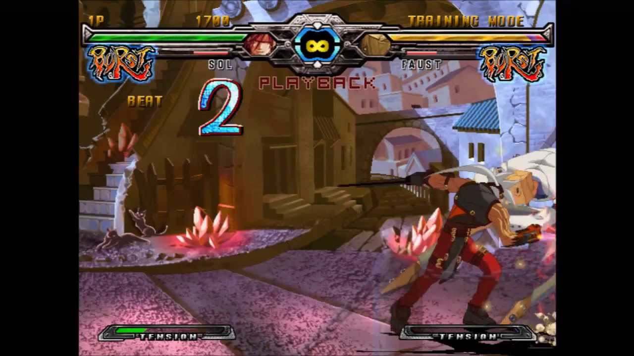 GGAC+R: Sol Dustloop to SW Combo 1