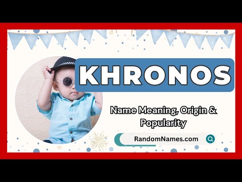 Khronos - Baby Boy Name Meaning, Origin & Popularity - RandomNames.com