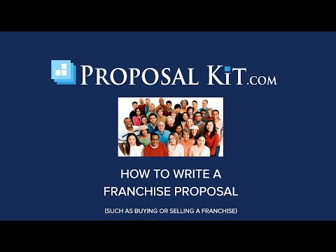 How to Write a Franchising Proposal