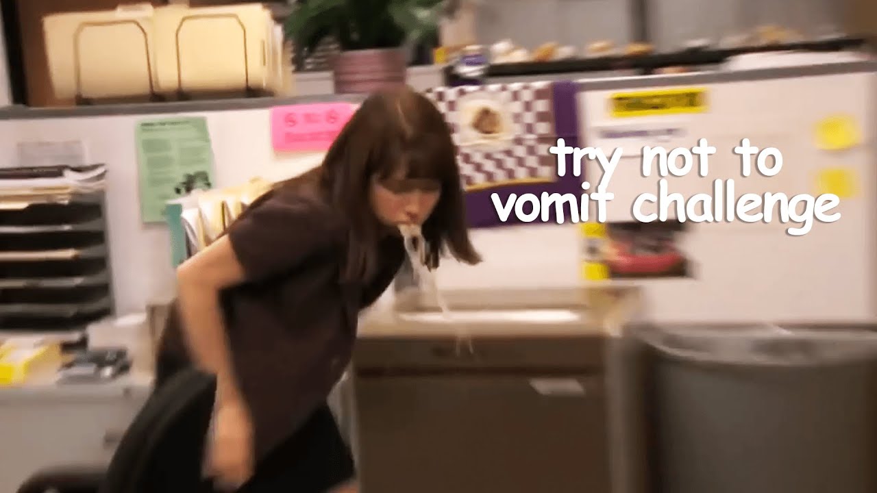 Try Not To Vomit Challenge | The Office Us, Parks And Recreation & More ...