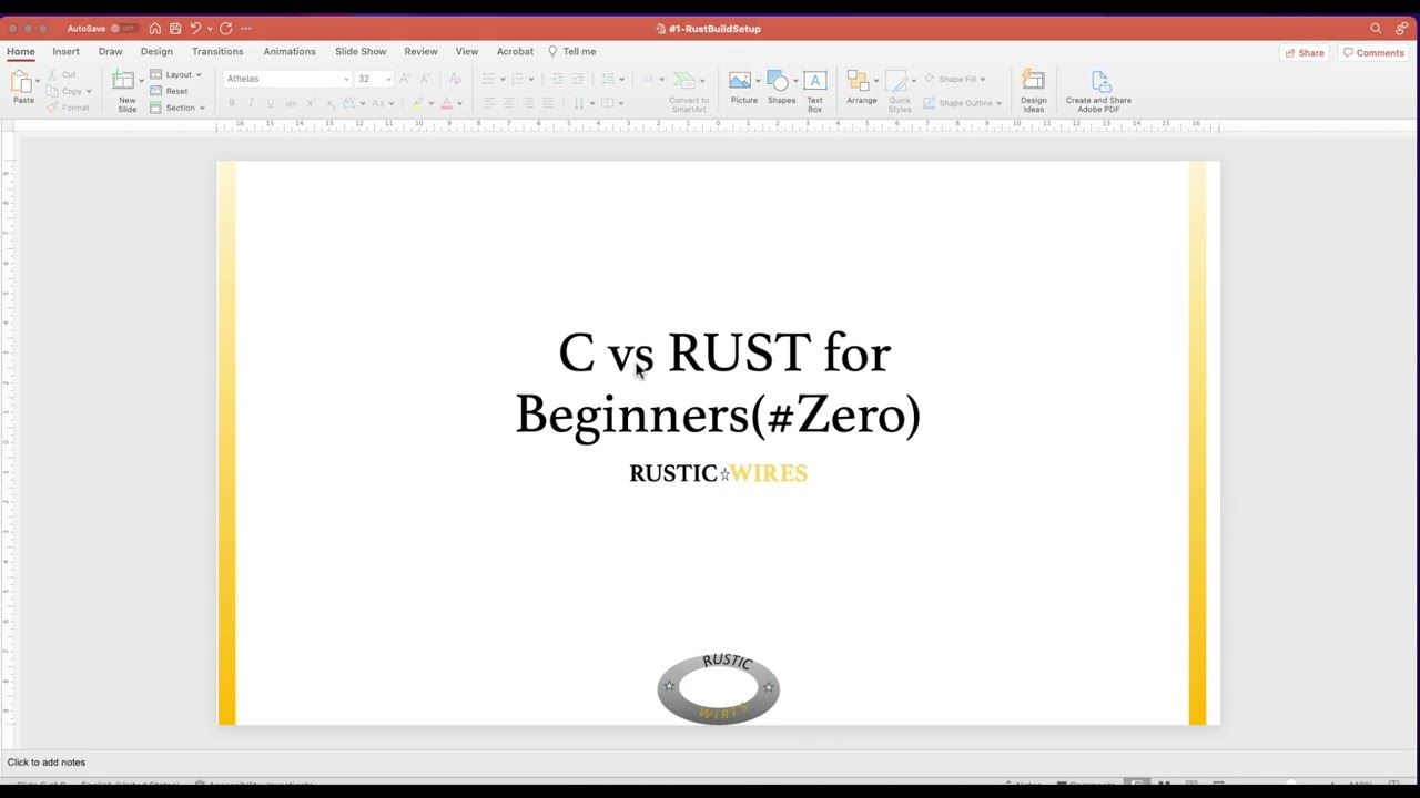 Rust Vs C Main Function