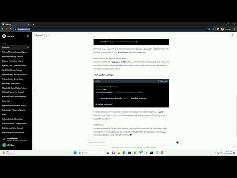 python print module search path
