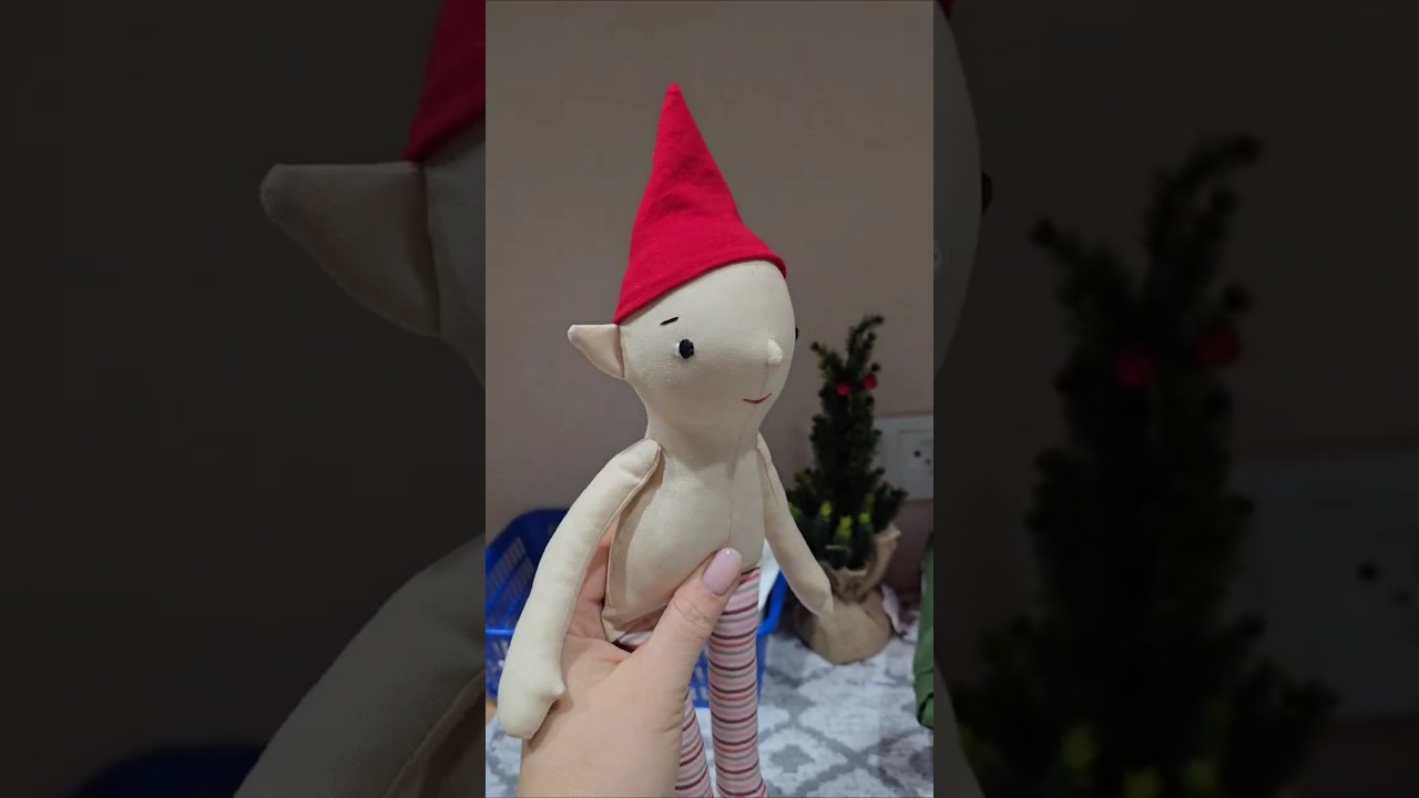 Creating Christmas elf #sewingpattern #sewingtutorial #christmas #diycrafts
